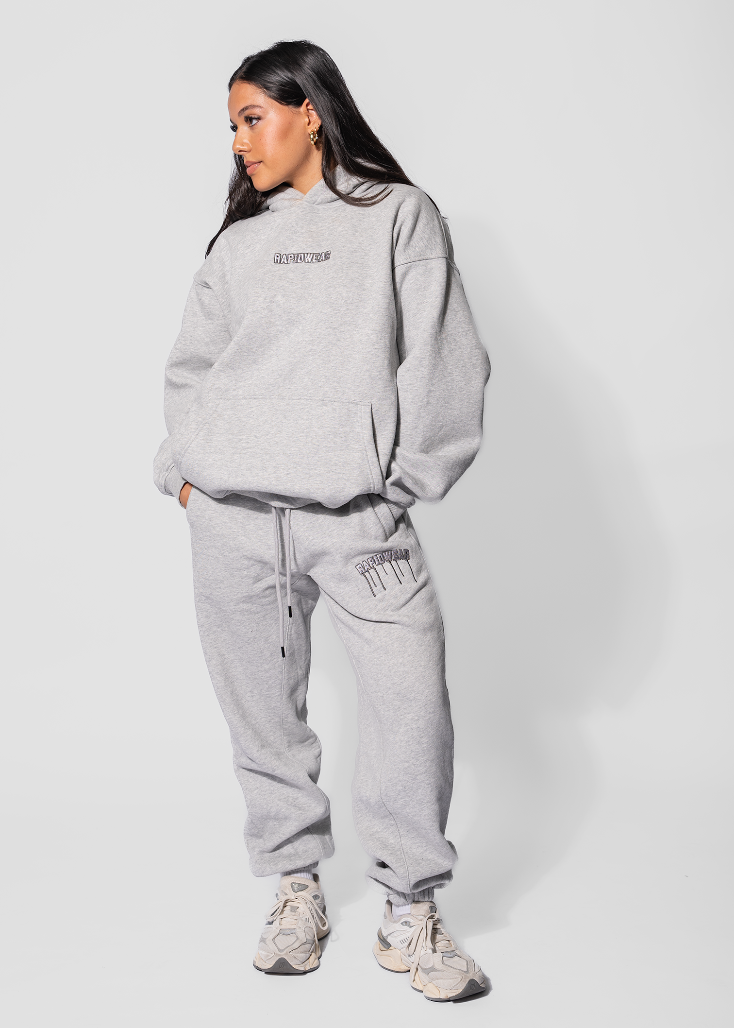 UNISEX DRIP JOGGERS -GREY – RapidWear